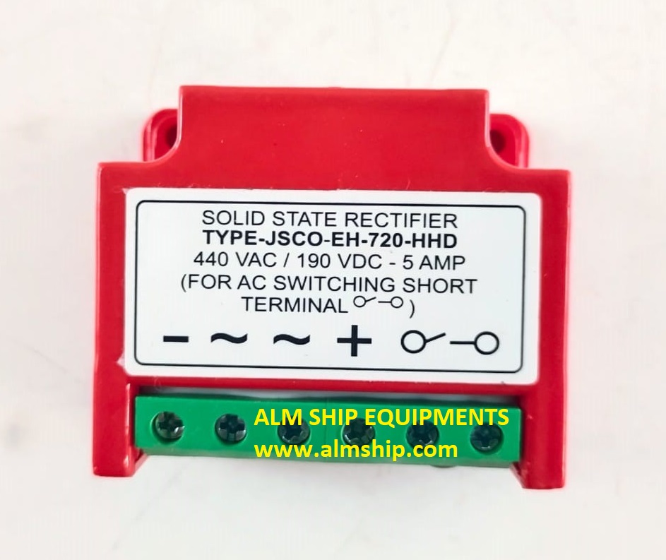 Jsco EH-720-HHD Solid State Rectifier | ALM SHIP EQUIPMENTS